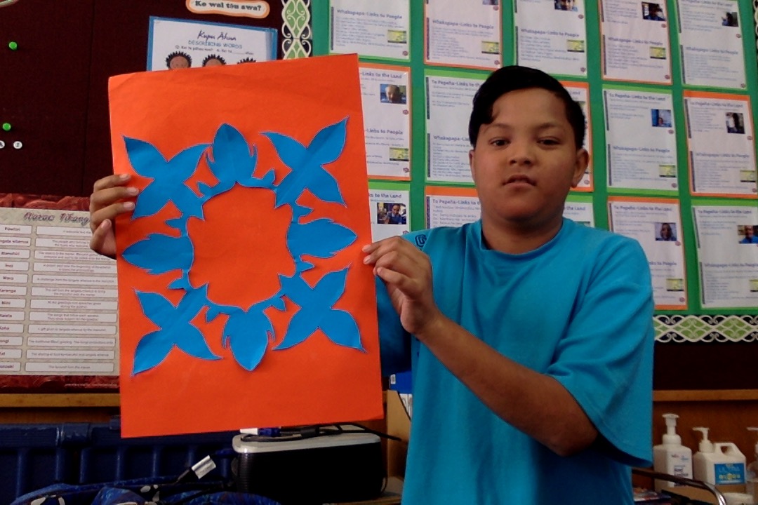Te Ara Angitu of Ara Tū Whakatā Gilberthorpe School 2023: Tivaevae Patterns