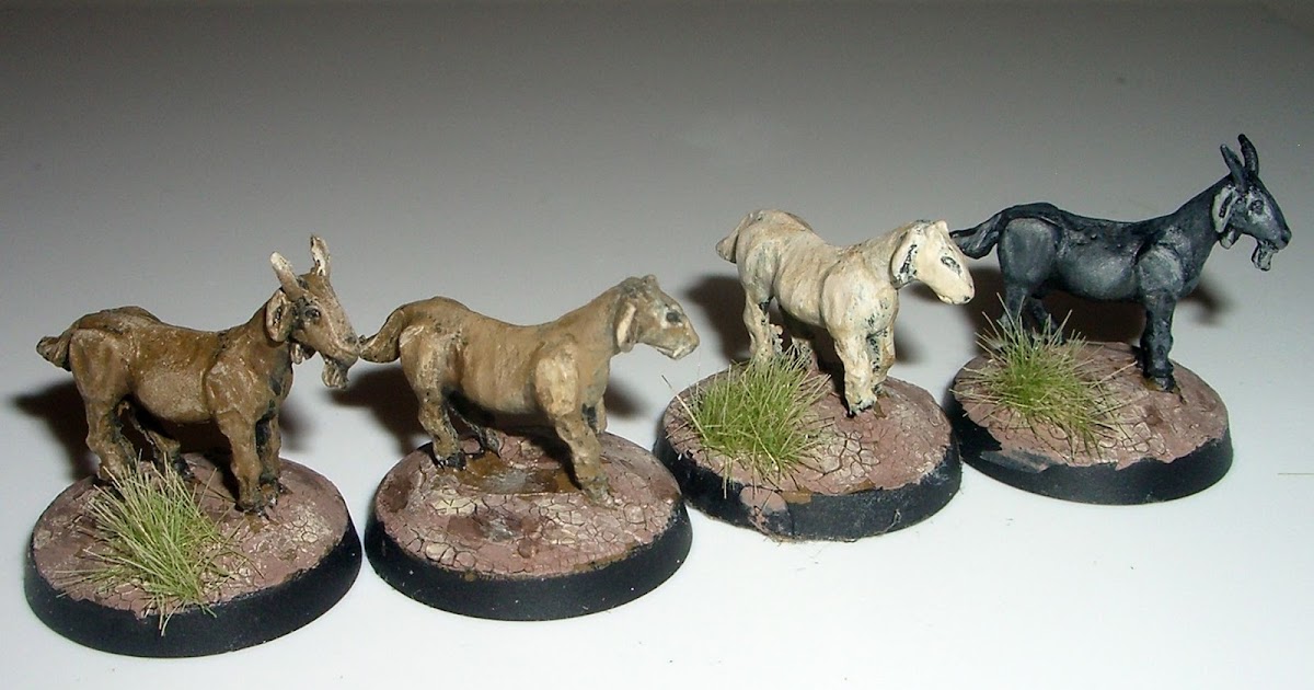 In A World of Paint: Goats On The Racecourse