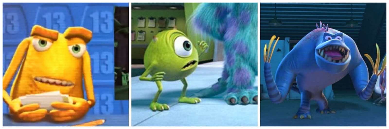 Dan the Pixar Fan: Monsters Inc: "Fright Pack" Blind Bag Mini Figures ...