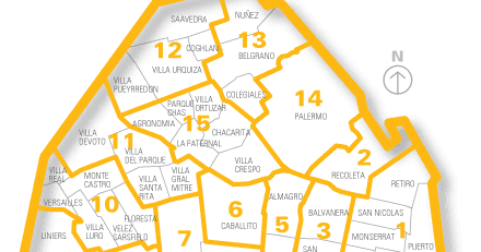 Mapas | Comuna 15 Buenos Aires