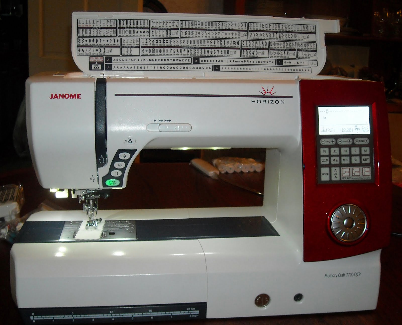 Patchwork Pie: Janome Horizon 7700