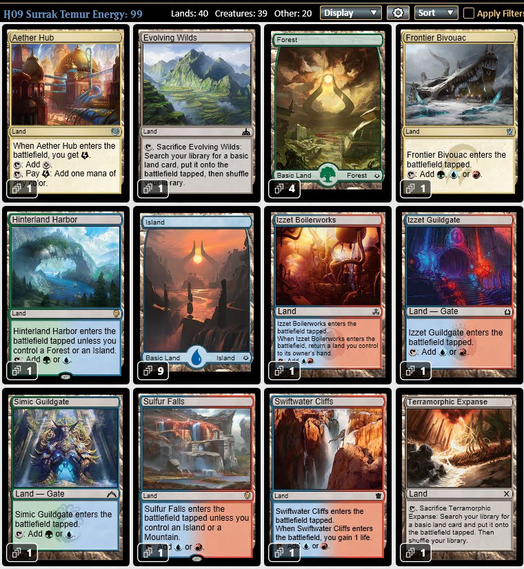 Magic the Gathering Adventures: M19 Commander Deck [9]: Surrak {Energy}