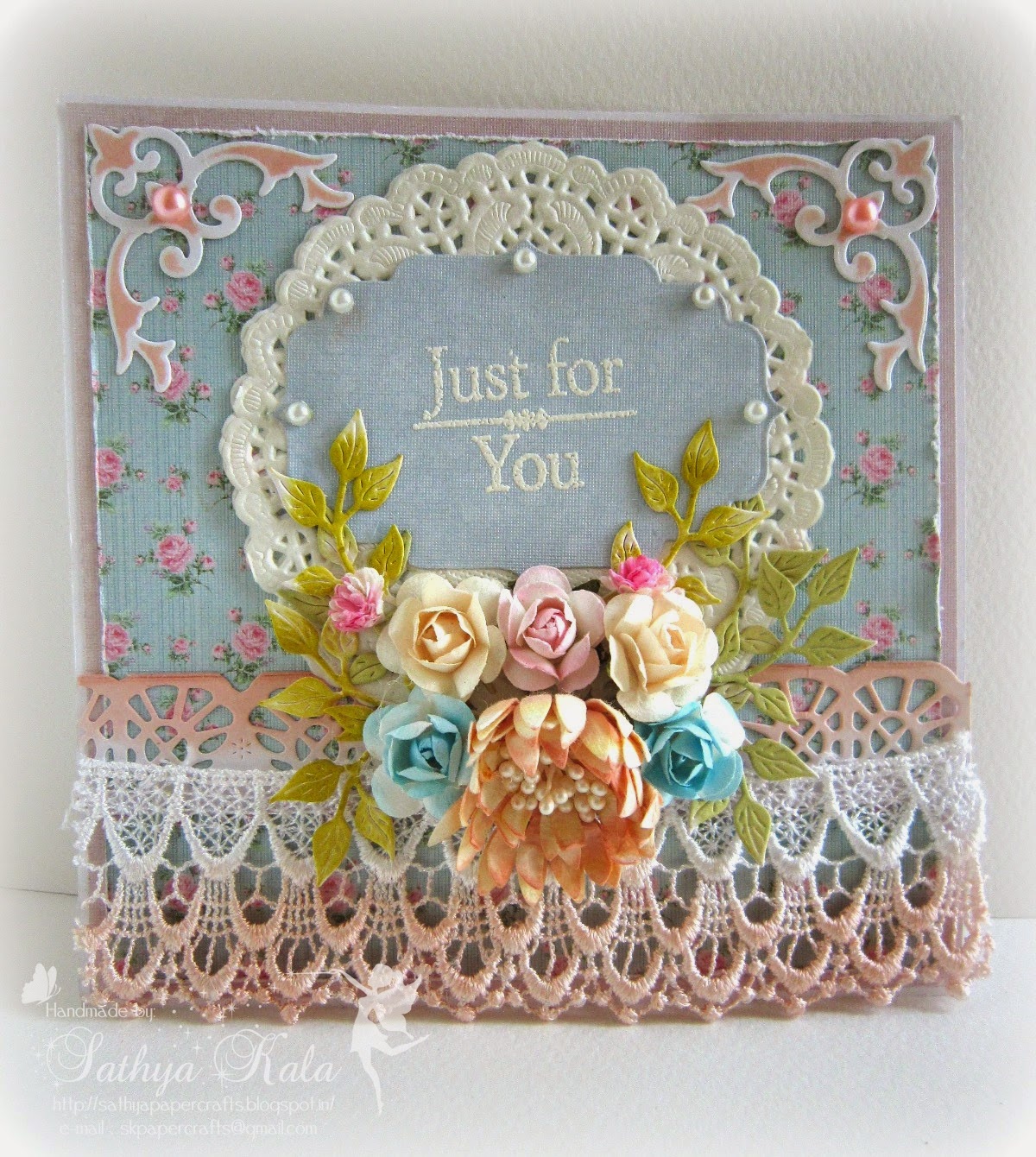 Paperie Expressions: Layered Shabby Chic card
