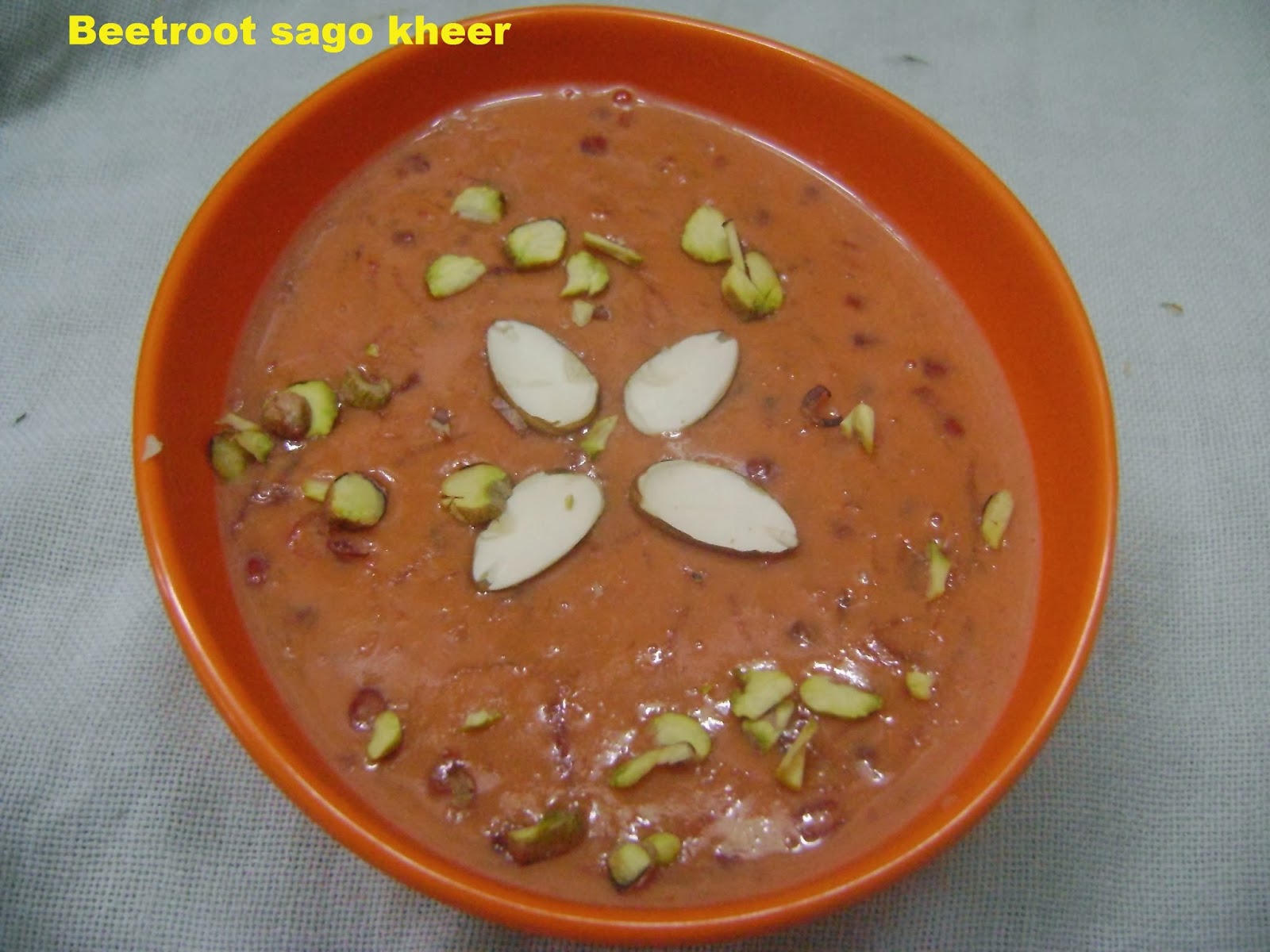 Raji Ramakrishnan : Beetroot sago kheer, beetroot javarisi payasam