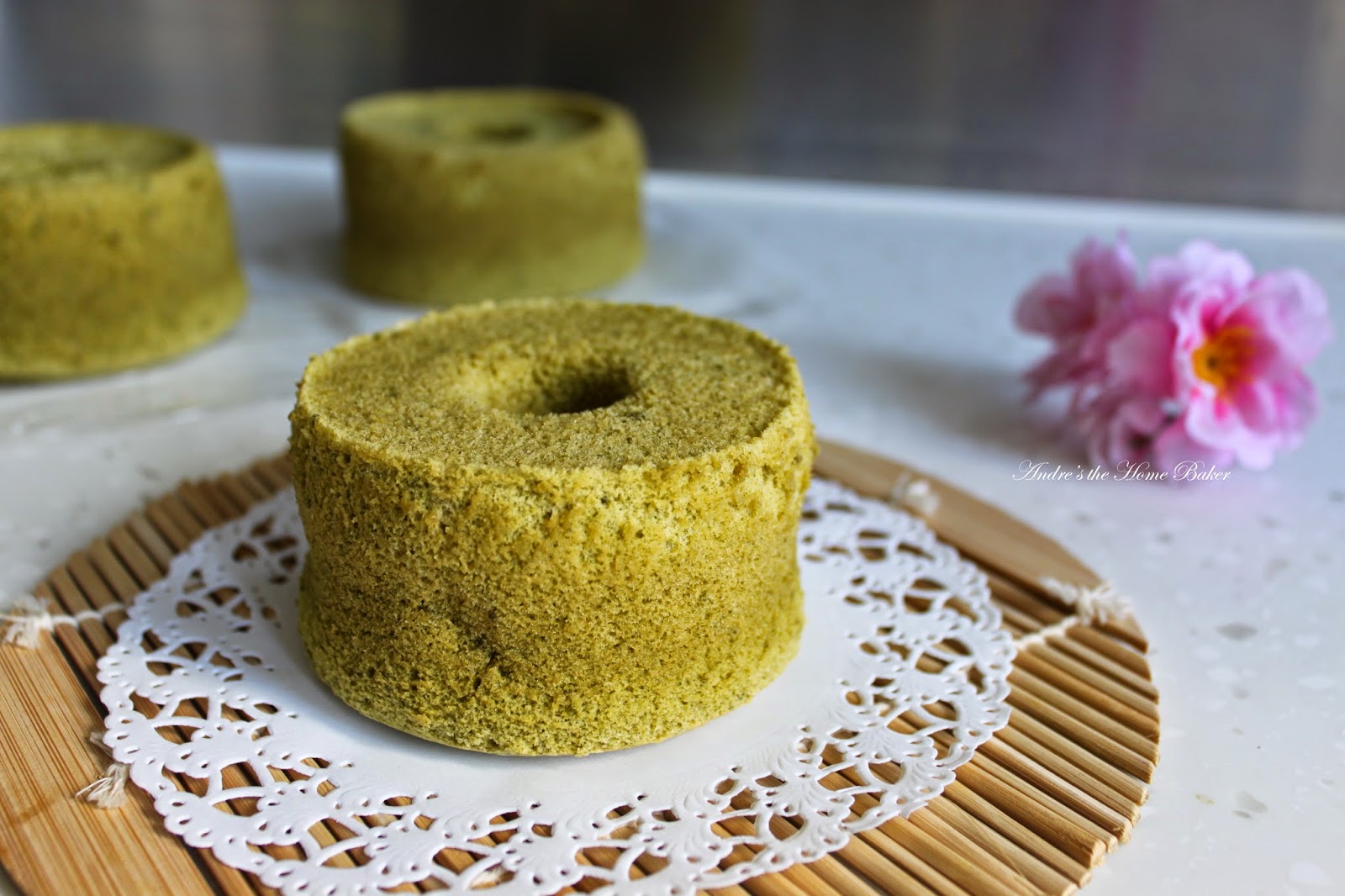 ♥ Matcha Green Tea Chiffon Cake ♥ ~ Andre's the Home Baker