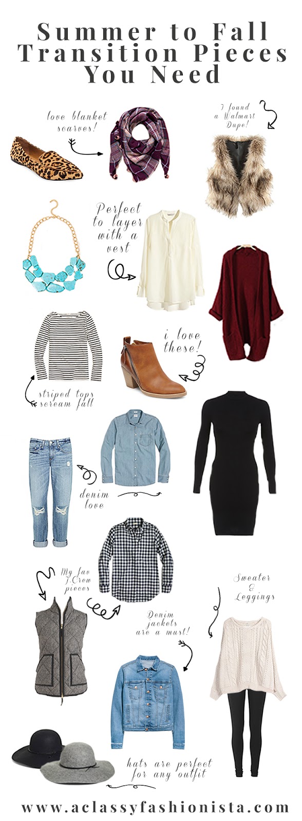 SUMMER TO FALL TRANSITION PIECES YOU NEED | A Classy Fashionista
