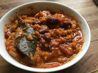 Mes recettes à IG Bas glanées ... ici ou là ...: Chili de légumes aux ...