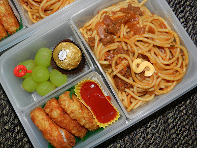 A Pepper's Love: BENTO#69 - Spaghetti Sauce with Beef