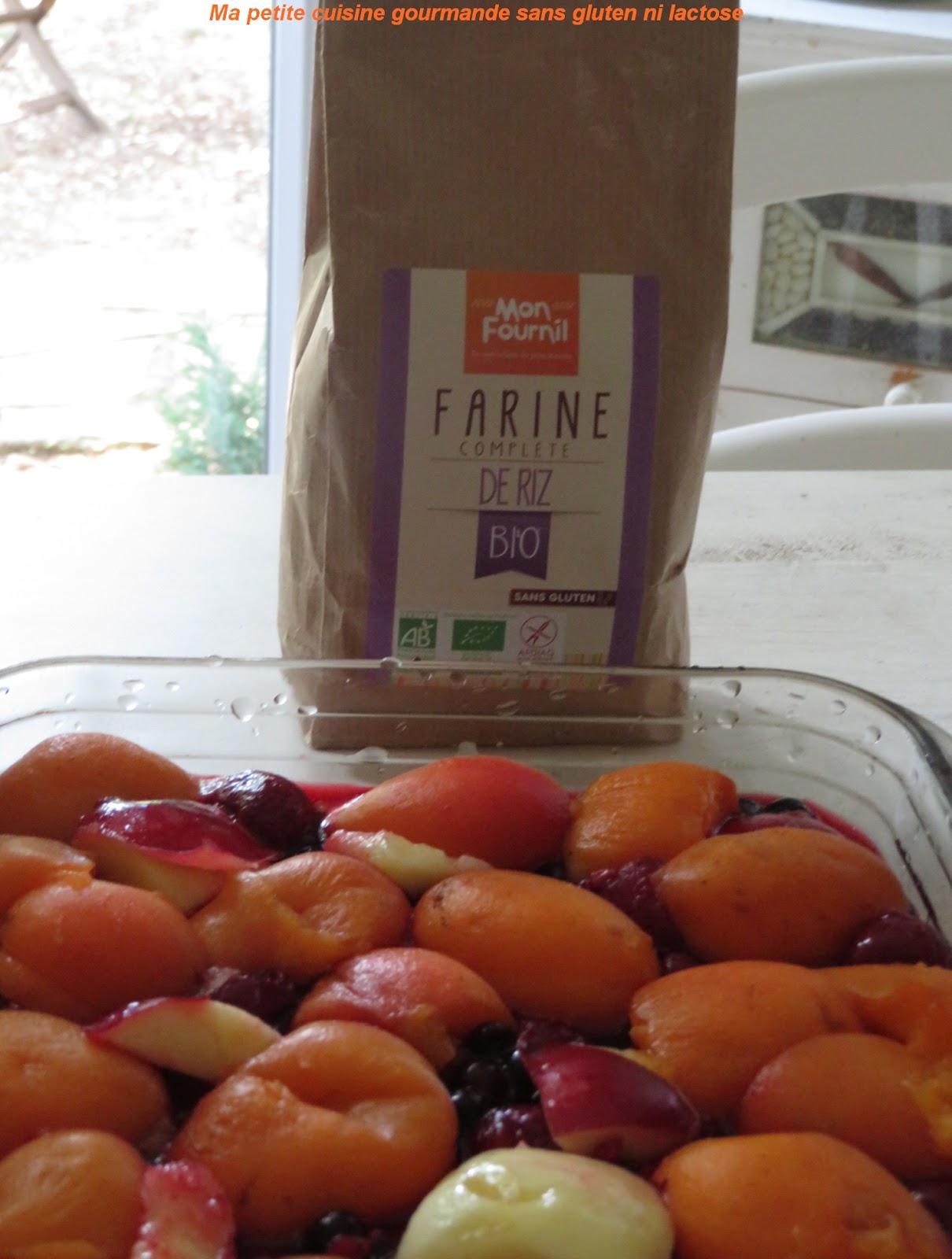 Crumble aux abricots, aux fruits rouges et à la noix de coco sans ...