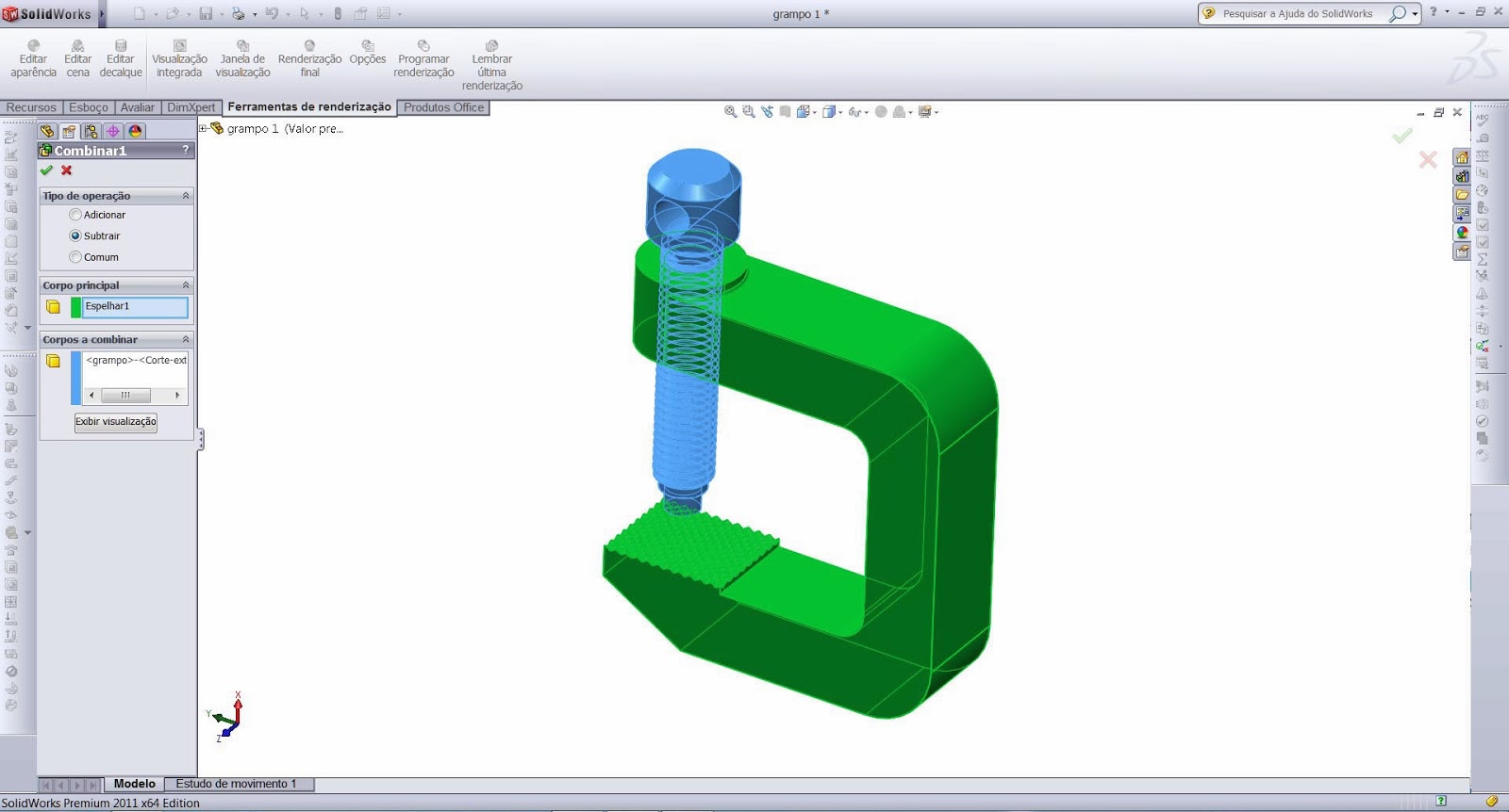 Contorno Digital: Modelando no SolidWorks