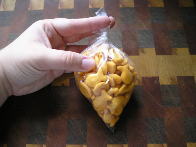 Easter Goldfish Carrots ~ Edesia's Notebook