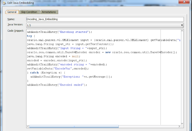 Soa-TechBlog.....: Base64 Binary Encoding and Decoding - BPEL 11G