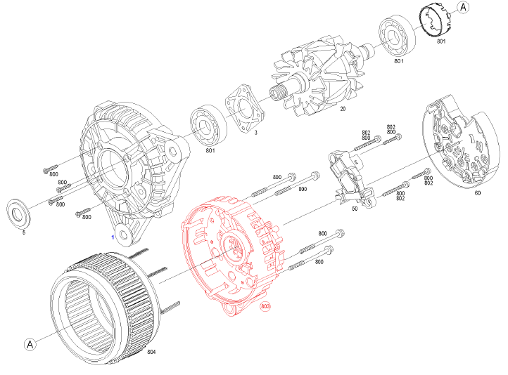 ALTERNATORS-STARTERS: F000BL07N9 BOSCH-ALTERNATOR