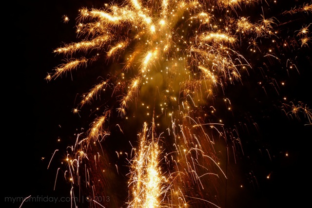 My Mom-Friday: Fireworks to Welcome 2013