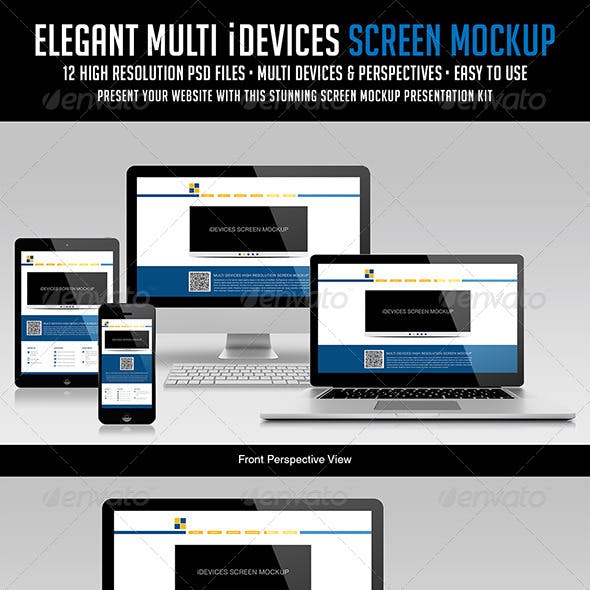 520+ Best Responsive Website Mockup Templates | Free & Premium