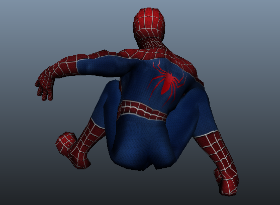 My 3DVA blog: Spiderman Hanging Upside-Down Posing