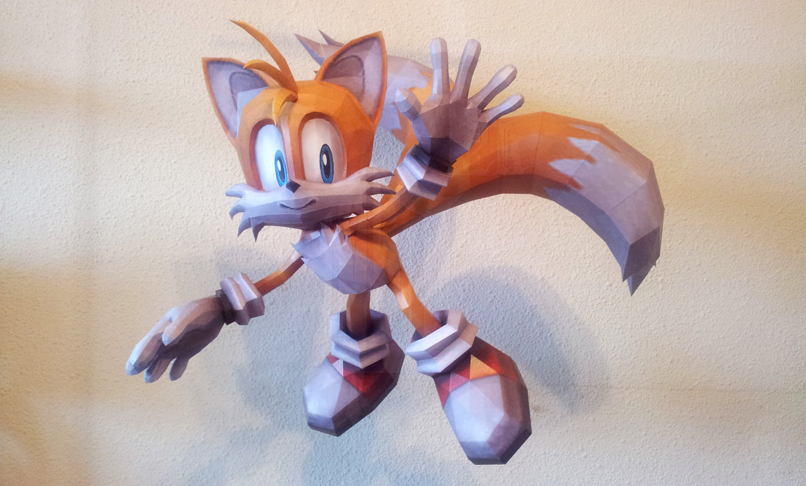 Sonic Adventure - Tails Papercraft | Papercraft Paradise | PaperCrafts ...