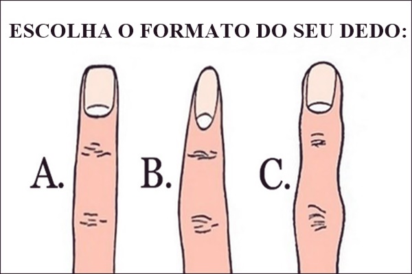 É isso que a forma do seu dedo revela sobre sua personalidade: