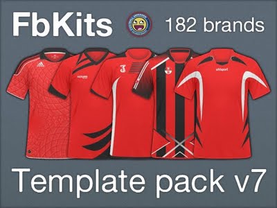 PDR Camisas: FB Kits Template Pack v7