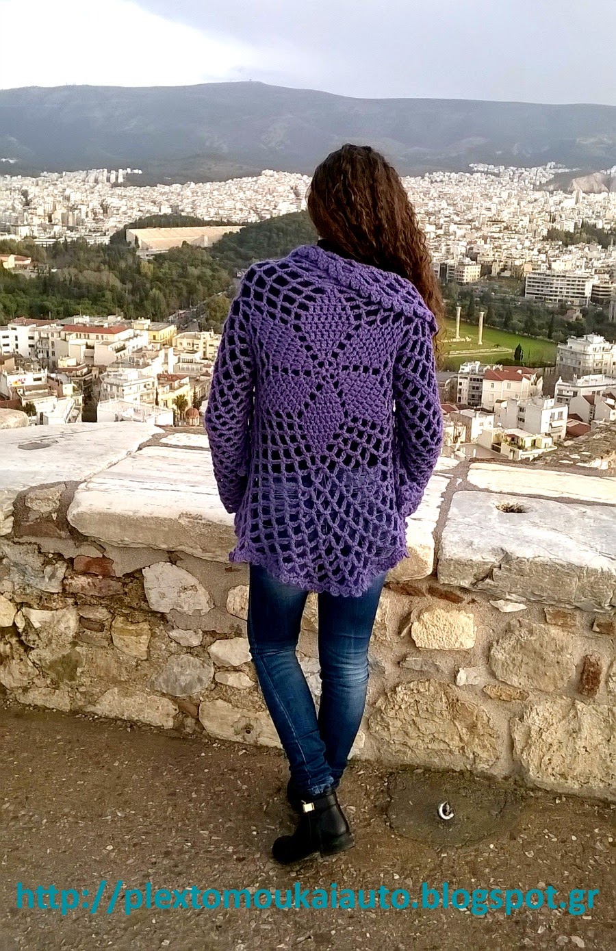 Πλέξτο μου και αυτό...: Ζακέτα με βελονάκι