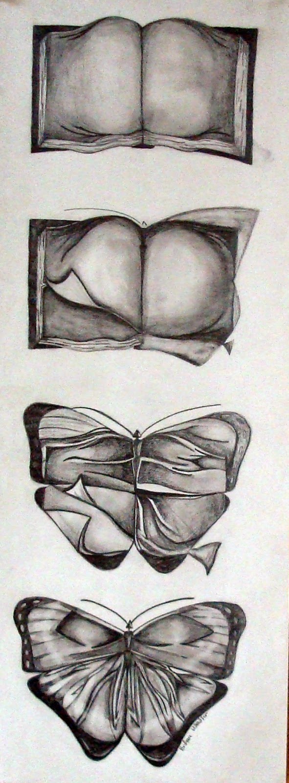 Art at OHS: Metamorphosis Drawings