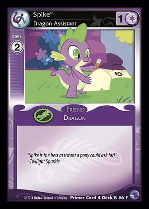 MLP Spike, Dragon Assistant CCG Cards | MLP Merch