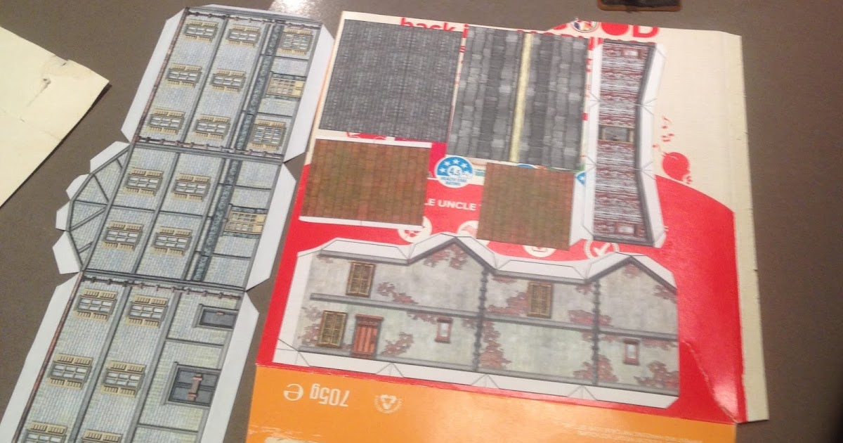 Scatterbrain: 15mm Microtactix paper buildings