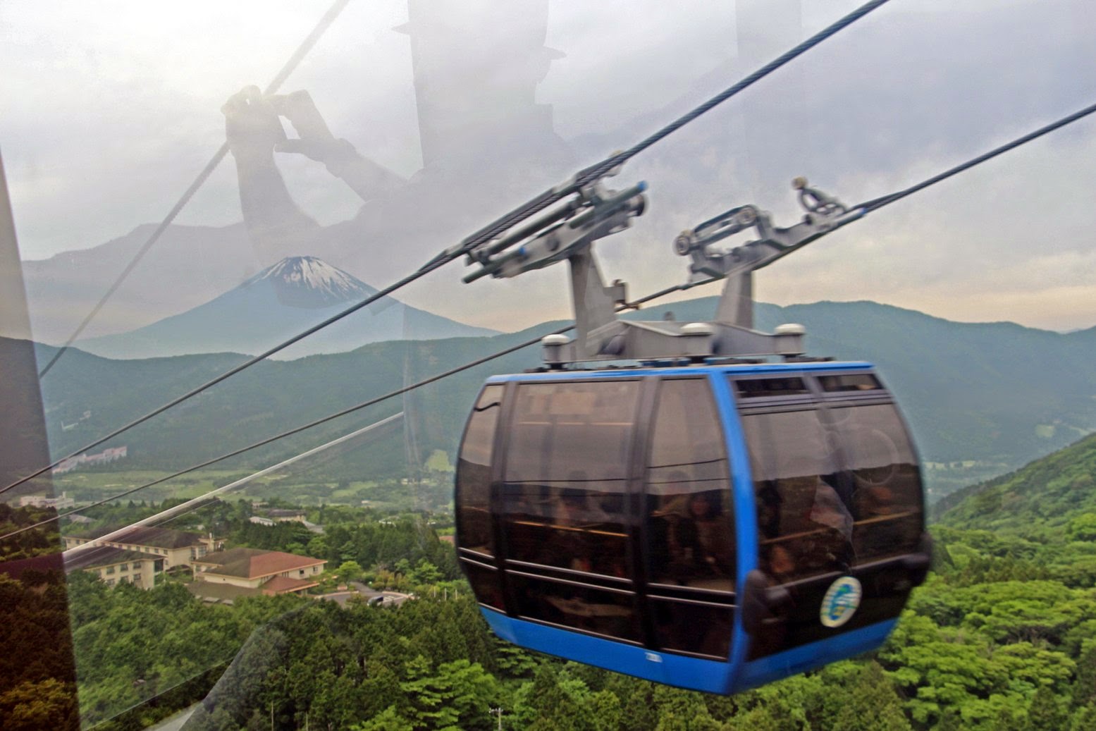 the viewing deck: Hakone Solo Day Trip last part; via Ropeway Rides