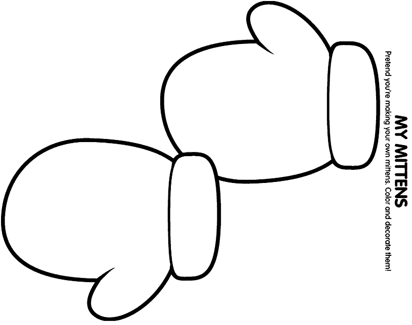 Gloves Coloring Pages