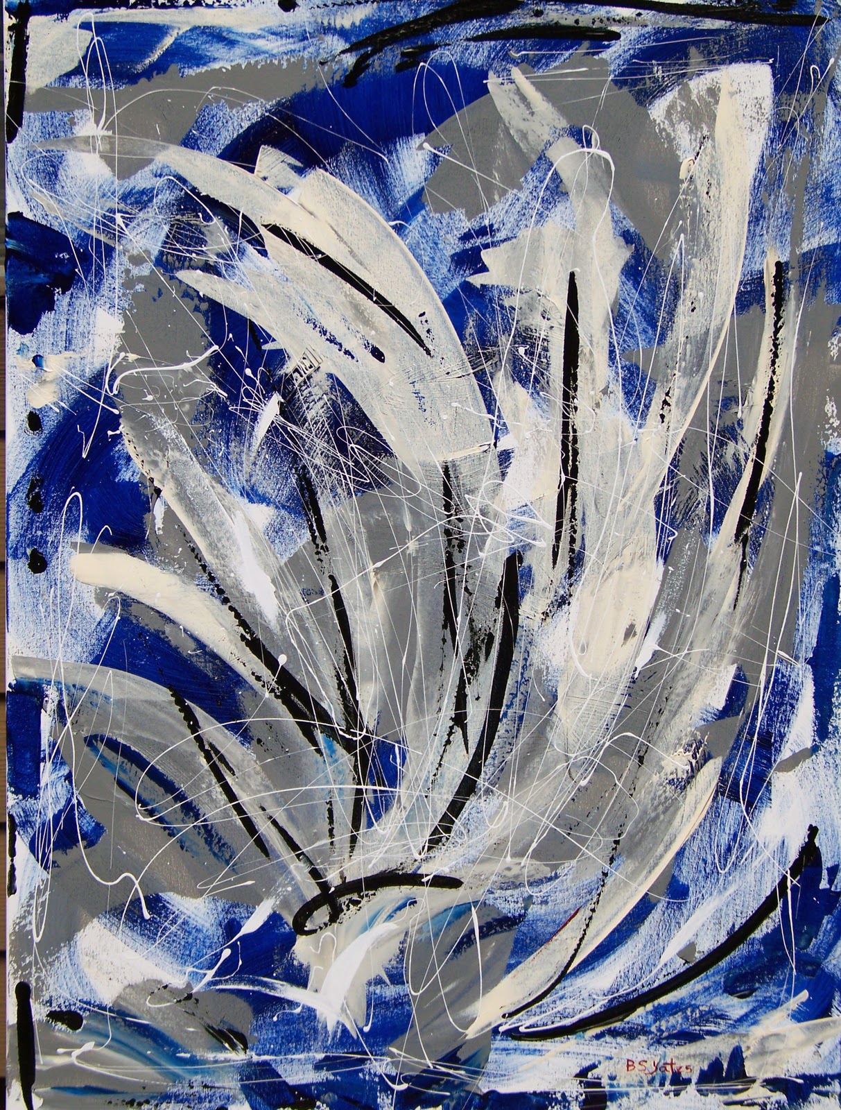 BSYates Art, a sometimes, daily painting journal: Large Abstract ...