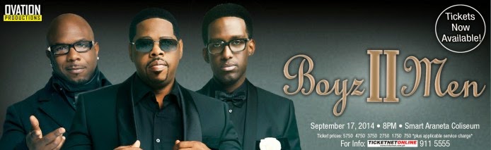 Lemon GreenTea: Boyz II Men LIVE in Manila this September 17, 2014