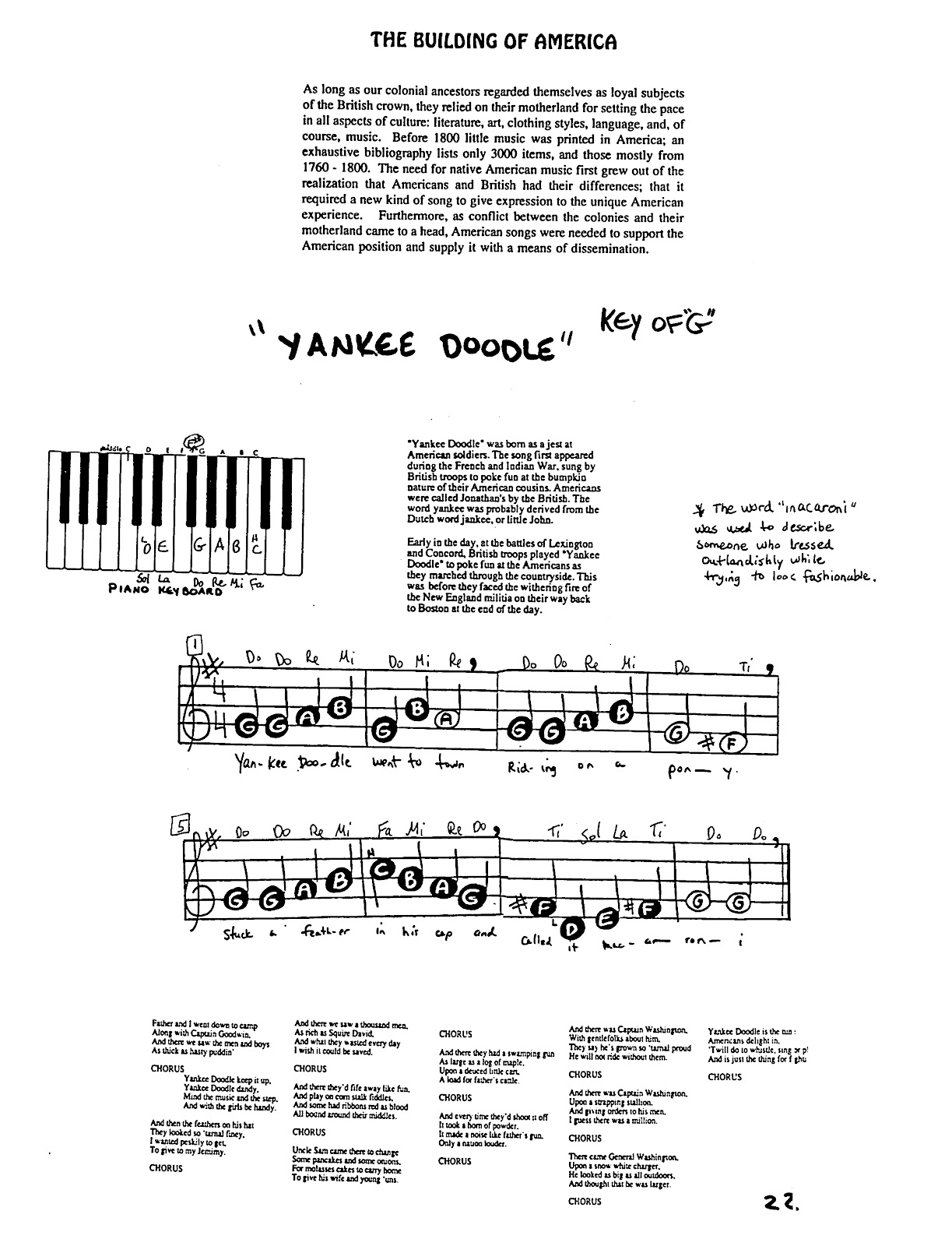 Miss Jacobson's Music: RECORDER SONGS: AMERICAN FOLK MUSIC