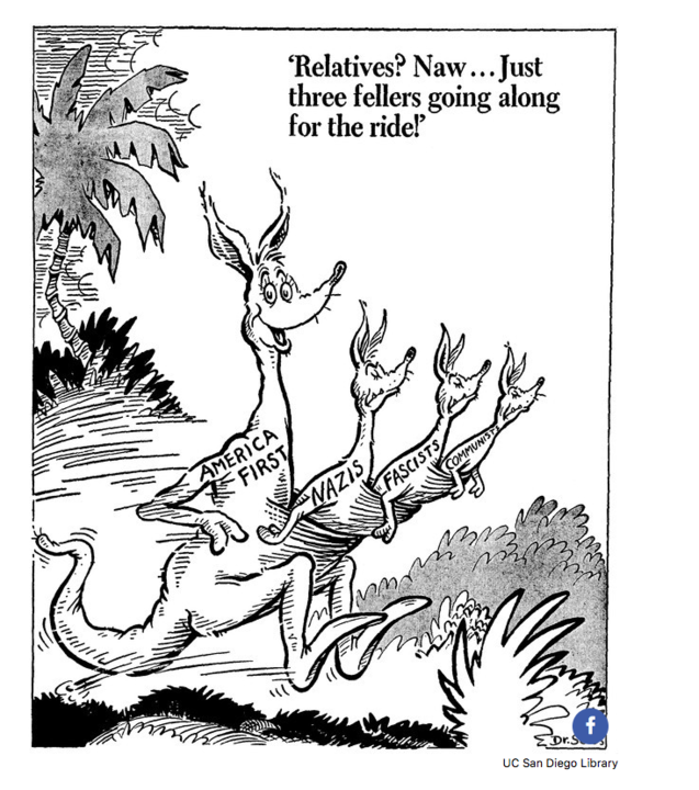 JIMSMASH ! ! !: "AMERICA FIRST" - 2 DR SEUSS CARTOONS FROM 1941