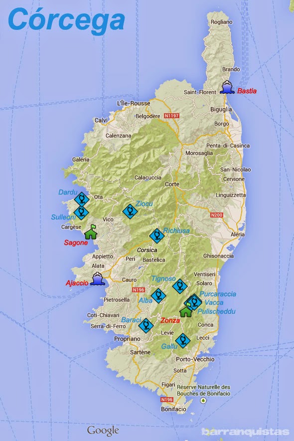 barranquistas: CÓRCEGA PERFECTA