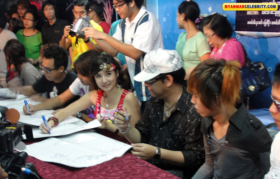 Photos: Nann Su Yati Soe's First Solo Album Promotion | Myanmar Singer ...