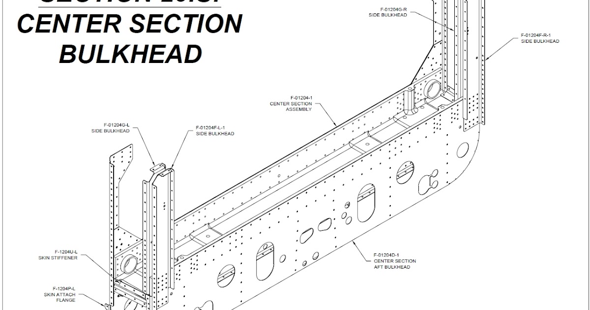 PEB's RV-12 projekt: Sektion 20 Center Section Bulkhead