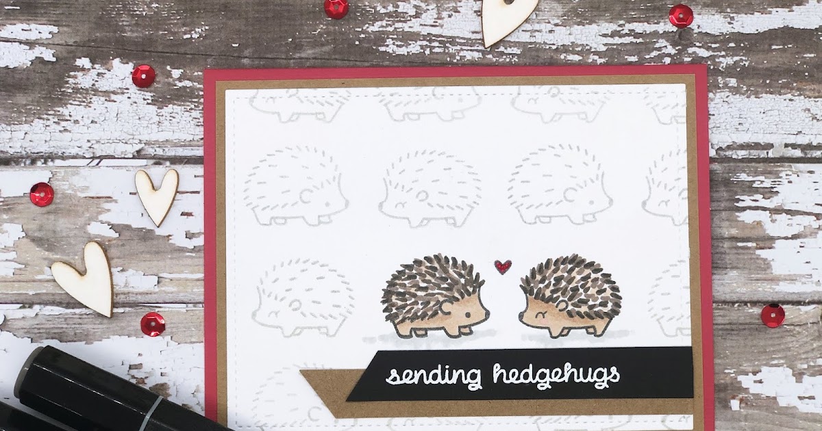 CraftyDoodleChick.com: Sending Valentine Hedgehugs!