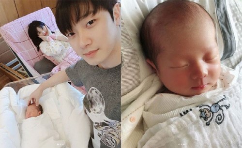 Choi Minhwan and Yulhee share their first photo with their baby boy