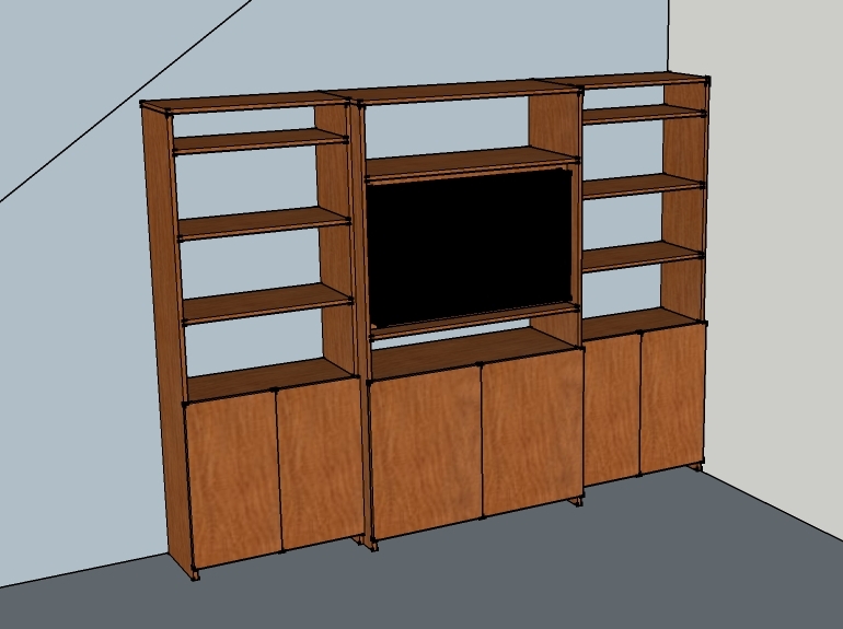 Wood Chuck's Workshop: TV cabinet, planning