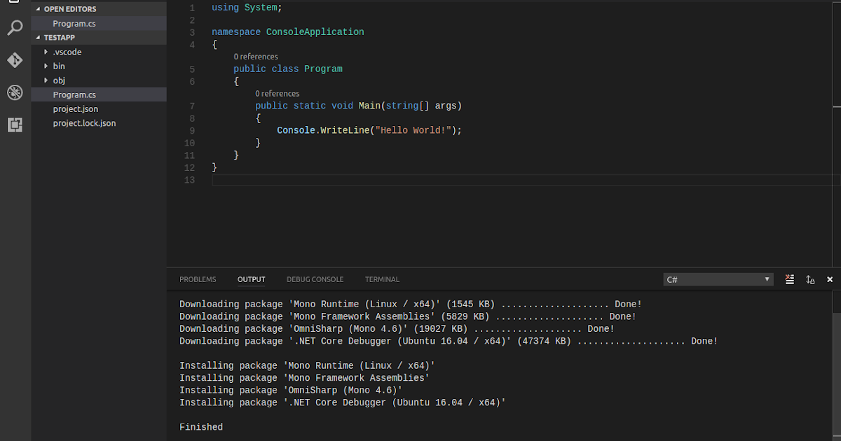 Intellisense in Visual Studio Code not working