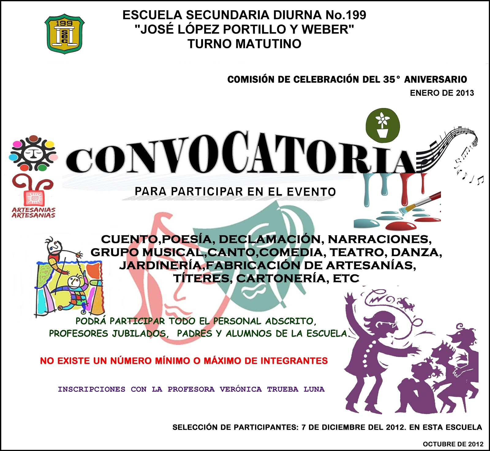 Ejemplo De Convocatoria