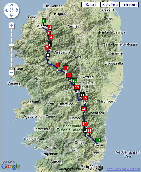 Walk and See: Wandelen GR 20 - Corsica; Keuzeproces, omschrijving ...