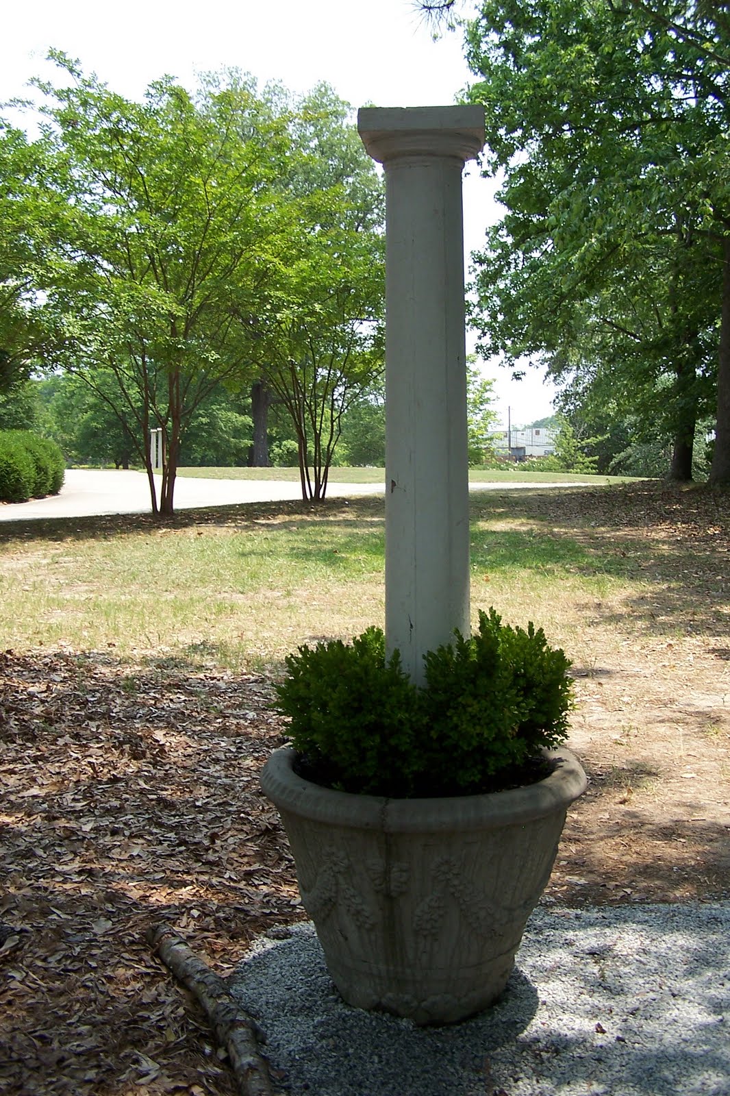 TARA DILLARD: How To Stabilize A Column In A Pot