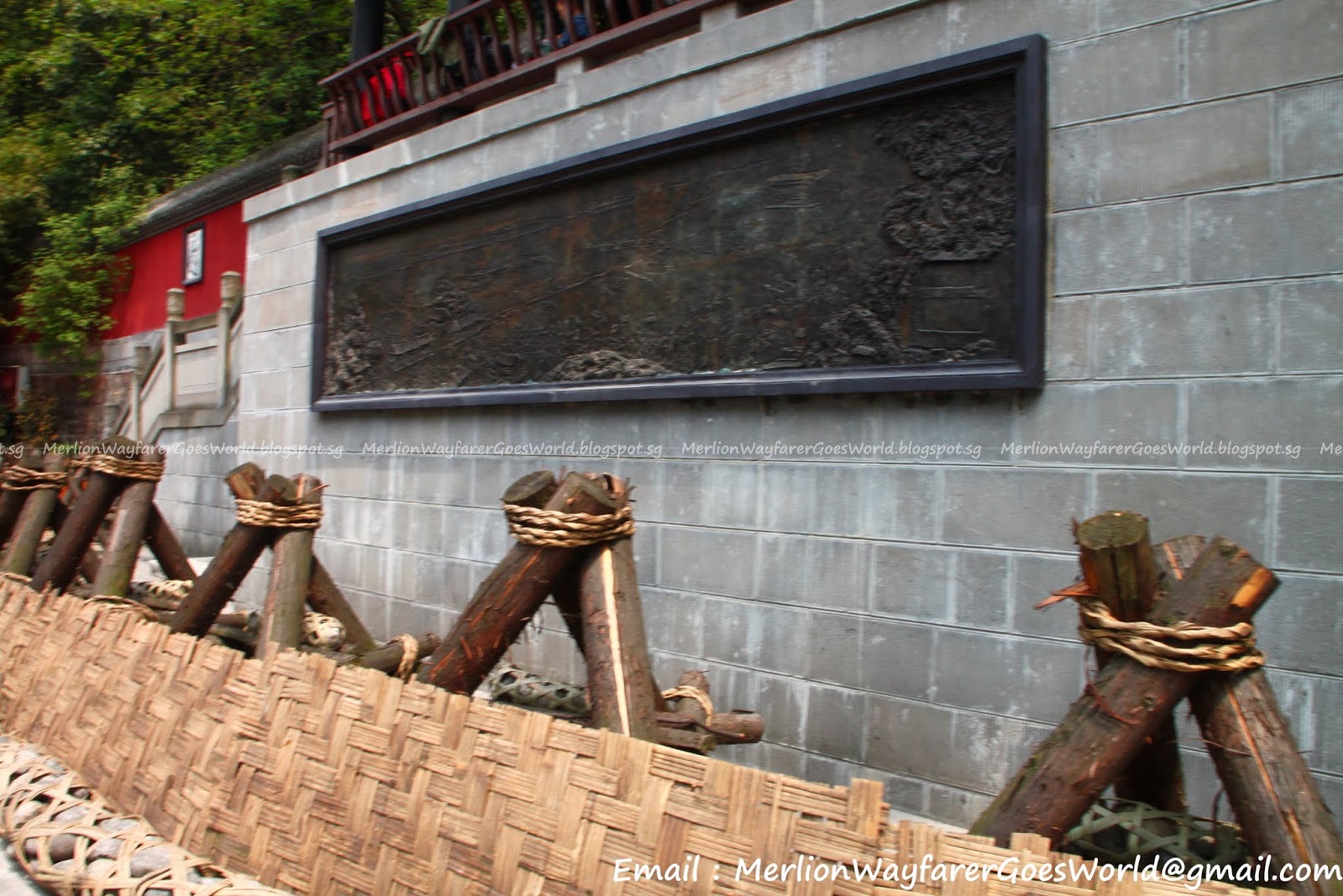 Dujiangyan - Anlan Cable Bridge ~ Merlion Wayfarer Goes World