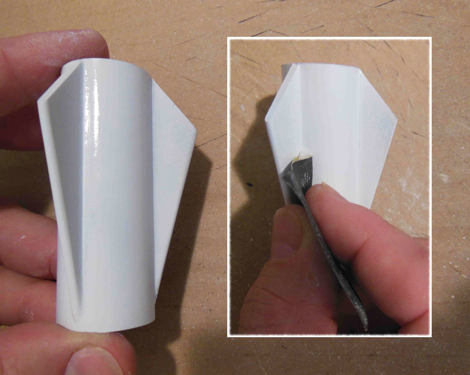 Model Rocket Building: Estes Guardian Build, Part 6, Fillet Smoothing