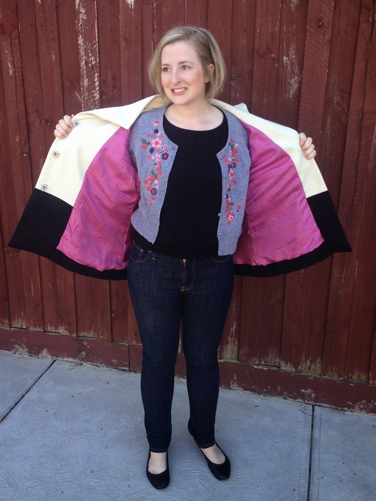 Sewn By Elizabeth: Colour Blocked Jackie Coat
