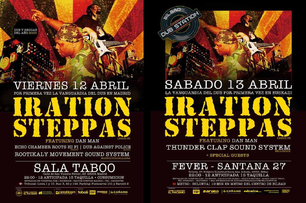 Selassie I Riddim: Iration Steppas, The Vanguard of Dub, en Madrid (12 ...