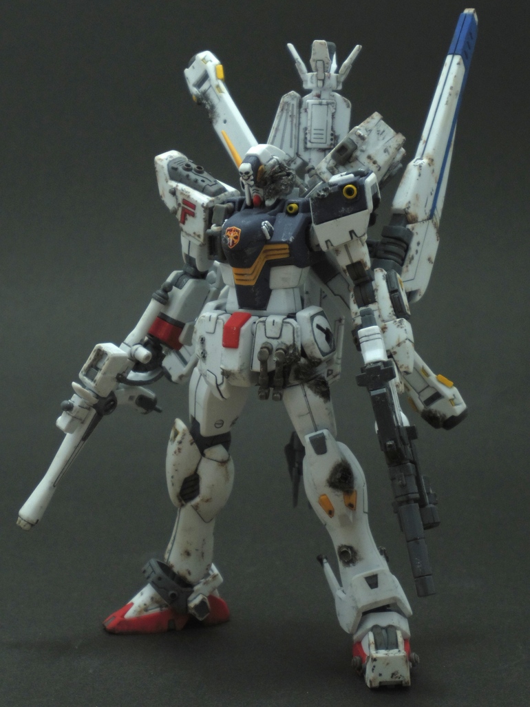 Custom Build: HGUC 1/144 Crossbone Gundam "Re.X1 full Weapon"