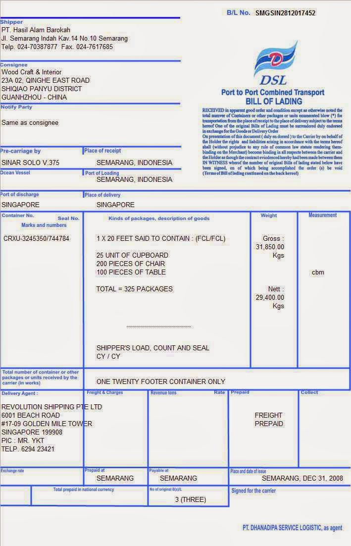 Win _ nyMph: Contoh B/L