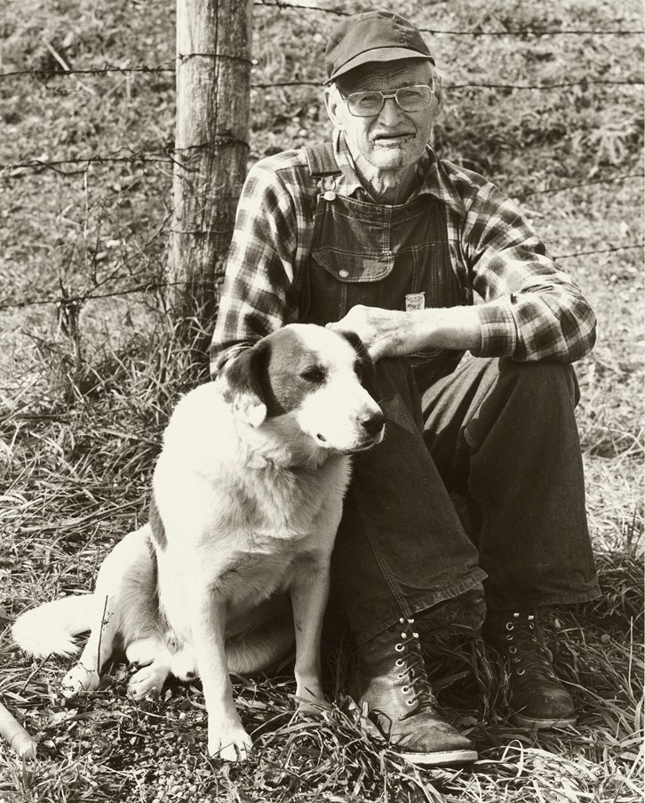 Fine Art of Photography: MR WHEELER AND DOG ©1977